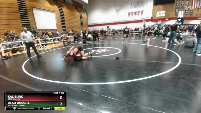 165 lbs Quarterfinal - Beau Russell, Natrona County vs Kal Burk, Star ...