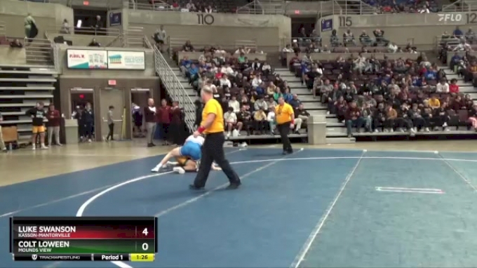 160 Championship Bracket 5th Place Match - Luke Swanson, Kasson ...