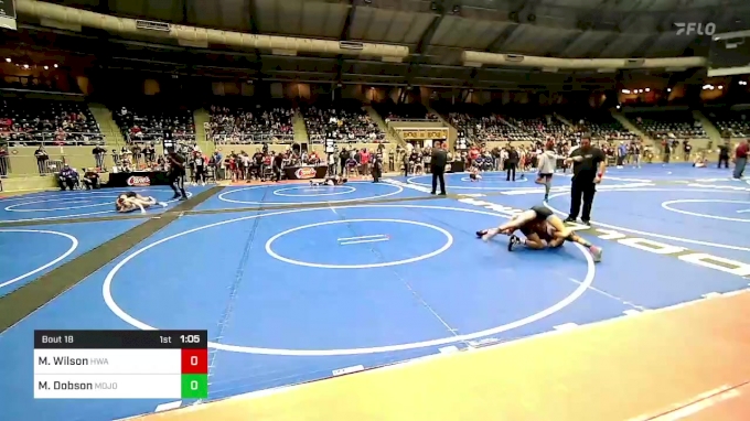 110 lbs Rr Rnd 1 - McKenna Wilson, HURRICANE WRESTLING ACADEMY vs Macy ...