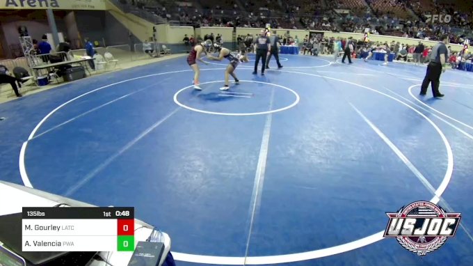 135 lbs Consi Of 8 #1 - Mackenzie Gourley, Little Axe Takedown Club vs ...