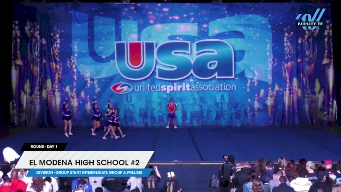El Modena High School #2 [2024 Group Stunt Intermediate Group A Prelims ...