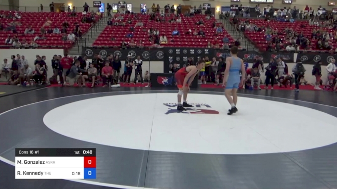 60 kg Cons 16 #1 - Max Gonzalez, Askren Wrestling Academy vs Ryan ...