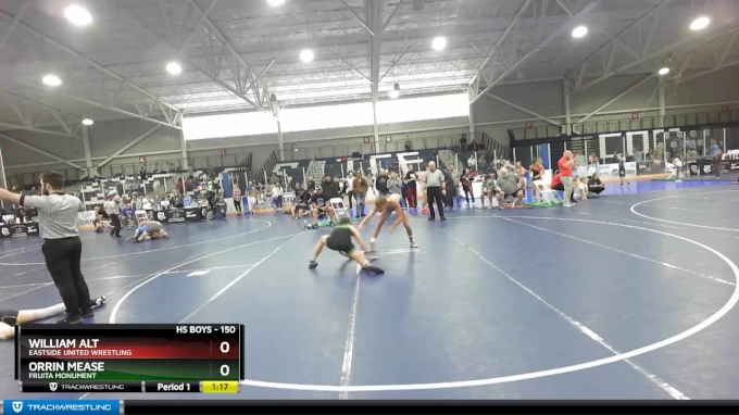 150 lbs 3rd Place Match - William Alt, Eastside United Wrestling vs ...