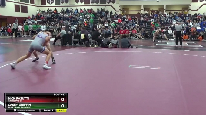 132 lbs Round 3 - Casey Griffin, Tinley Park (Andrew) vs Nick Pasutti ...
