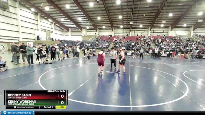 145+ Quarterfinal - Rodney Sabin, Uintah Wrestling vs Kenny Workman ...