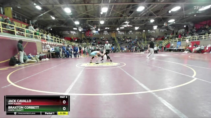 106 lbs Cons. Round 2 - Braxton Corbett, Union County vs Jack Cavallo ...