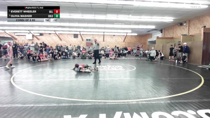 44 lbs Consi Of 8 #2 - Everett Wheeler, Gillett vs Olivia Masker, Columbia