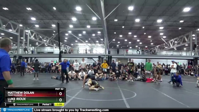 106 lbs Round 3 (4 Team) - Matthew Dolan, Team Thunder vs Luke Rioux, TSB