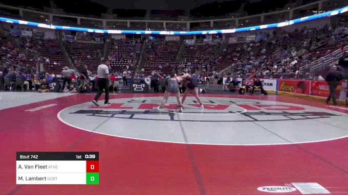 155 lbs Consi Of 8 #2 - Ashlyn Van Fleet, Athens-G vs Mylea Lambert ...