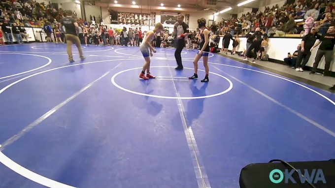 88-92 lbs Rr Rnd 1 - Channing Wheeler, R.A.W. vs Bryce Foreman, Pryor ...