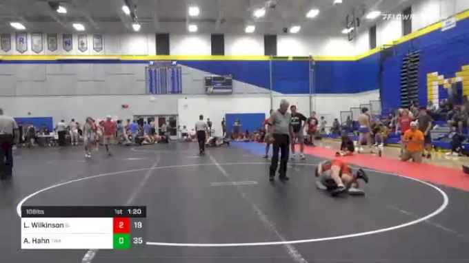 106 lbs Quarterfinal - Levi Wilkinson, Southern Illinois vs Aiden Hahn ...
