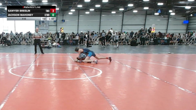 110 lbs Round 3 (12pm Friday) - Jackson Mahoney, CTWHALE vs Sawyer ...