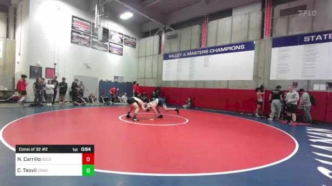 157 lbs Consi Of 32 #2 - Nathaniel Carrillo, Golden Valley (Bakersfield ...