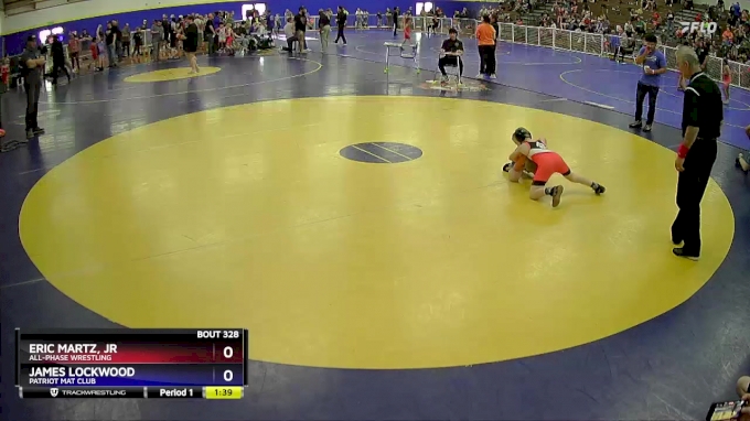 59 lbs Cons. Round 1 - Eric Martz, Jr, All-Phase Wrestling vs James ...