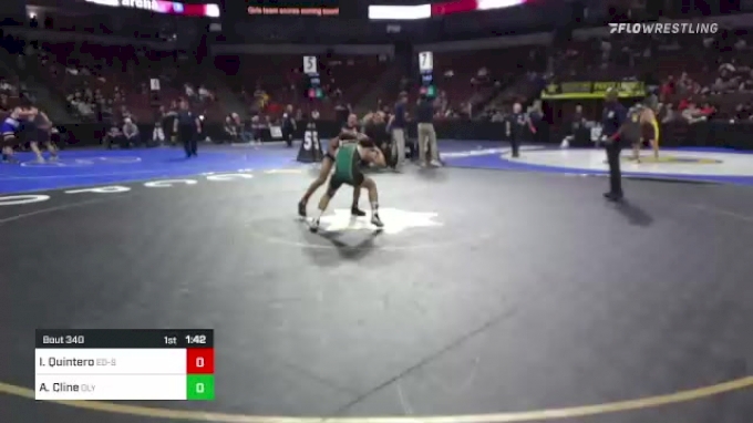 106 lbs Round Of 16 - Isaiah Quintero, El Dorado (SS) vs Abram Cline ...