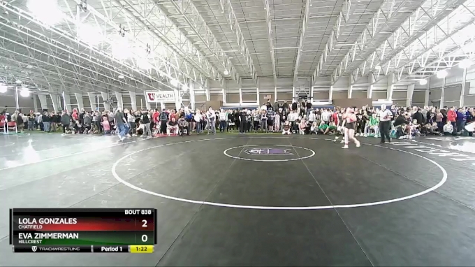 105 lbs Semifinal - Eva Zimmerman, Hillcrest vs Lola Gonzales, Chatfield