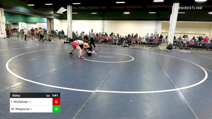 160 lbs Round Of 32 - Ian McGehee, TN vs Maximus Magayna, IA