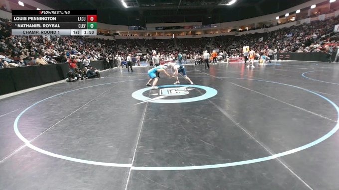 5A 175 lbs Champ. Round 1 - Louis Pennington, La Cueva vs Nathaniel ...