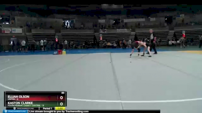 85 lbs Semis & 1st Wrestleback (8 Team) - Kaston Clarke, Fulda/Murray ...