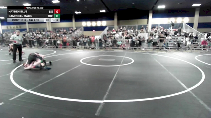 102 lbs Round Of 16 - Hayden Blue, Reign WC vs Campbell Mack, MAW ...