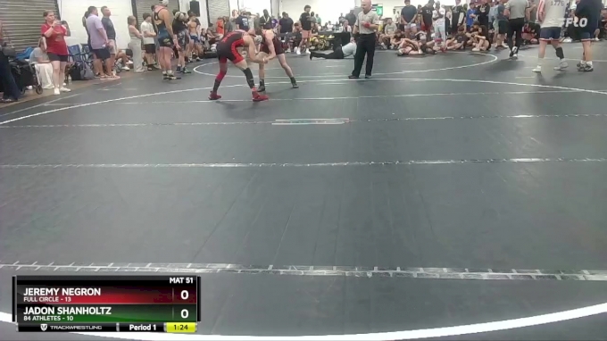 132 lbs Finals (2 Team) - Jadon Shanholtz, 84 Athletes vs Jeremy Negron ...