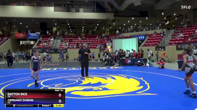 67 lbs Quarterfinal - Dayton Rice, OK vs Cipriano Duran, CO