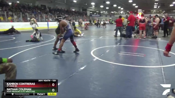 133 lbs Cons. Semi - Nathan Coleman, Peer Pressure Elite Wrestling vs ...