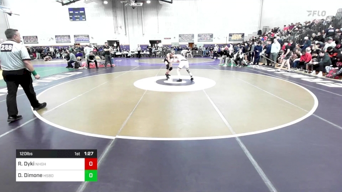 120 lbs Round Of 32 - Ryan Dyki, Northern Highlands vs Dylan Dimone ...