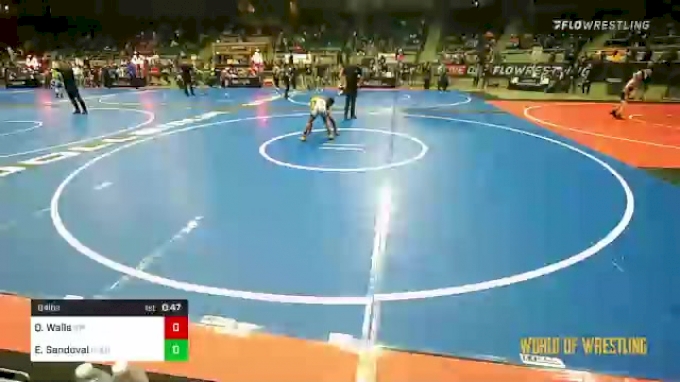 64 lbs Consi Of 4 - Quentin Walls, RedWave Wrestling vs Eli Sandoval ...