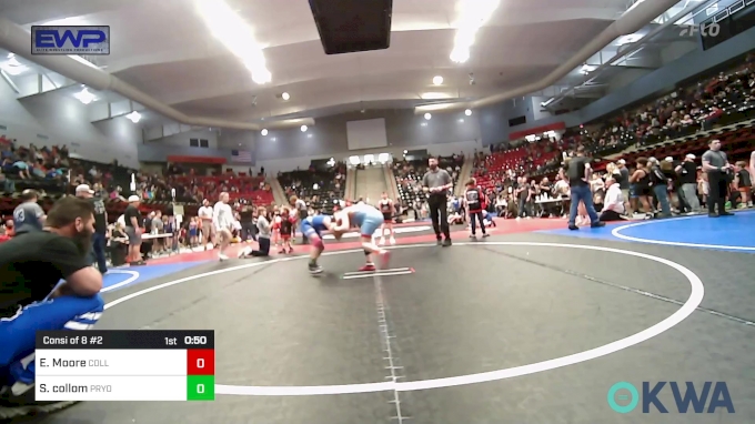 100 lbs Consi Of 8 #2 - Eli Moore, Collinsville Cardinal Youth ...