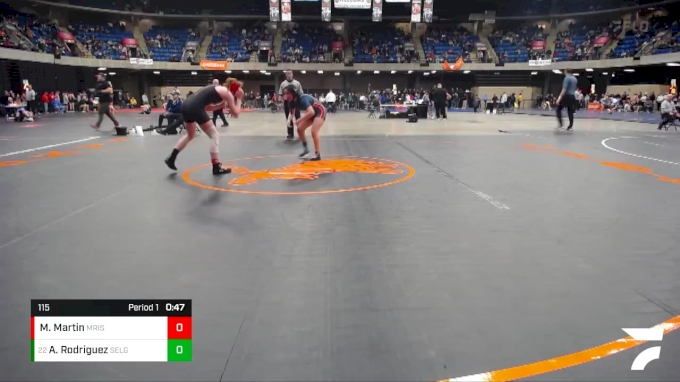 115 lbs Cons. Round 2 - Azucena Rodriguez, South Elgin vs Makensi ...