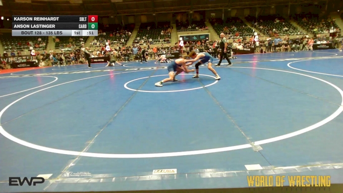 135 lbs Consi Of 16 #2 - Karson Reinhardt, Sebolt Wrestling Academy vs ...