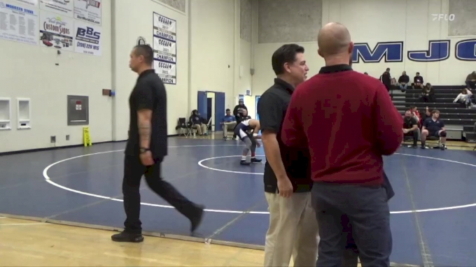 133 lbs Cons. Round 2 - Kevin Garcia Mendoza, Modesto College vs ...