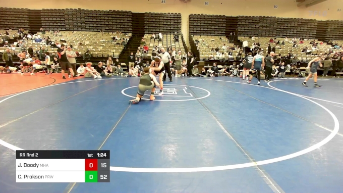 161 lbs Rr Rnd 2 - Justin Doody, Maine Hammas vs Colin Prokson, Pride ...