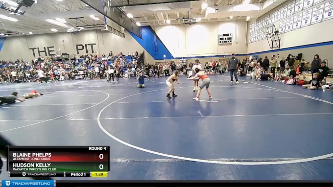 125 lbs Round 4 - Hudson Kelly, Wasatch Wrestling Club vs Blaine Phelps ...