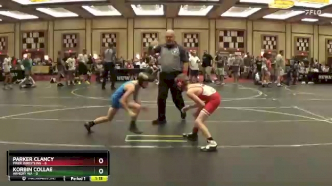 72 lbs Semis & 1st Wrestleback (8 Team) - Korbin Collae, Armory WA vs Parker Clancy, Pride Wrestling