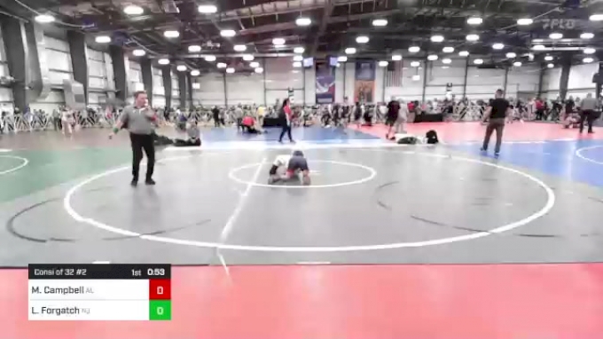 90 lbs Consi Of 32 #2 - Matthew Campbell, AL vs Logan Forgatch, NJ