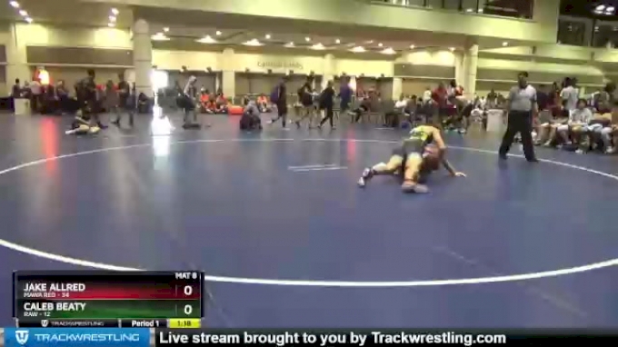 195 lbs Round 3 (8 Team) - Caleb Beaty, RAW vs Jake Allred, MAWA Red