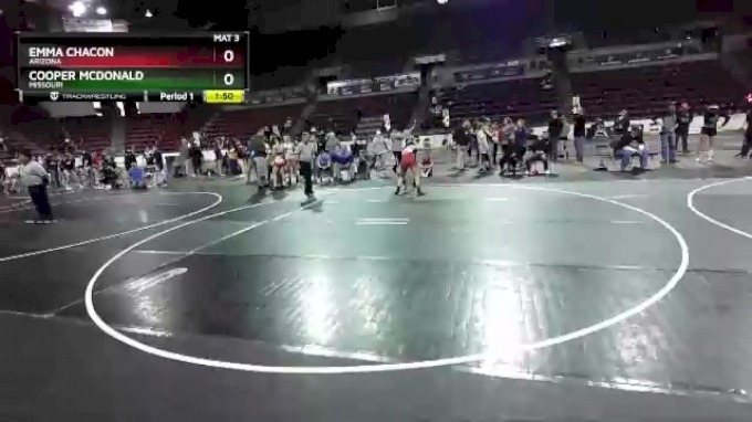132 lbs Champ. Round 2 - Emma Chacon, Arizona vs Cooper McDonald, Missouri