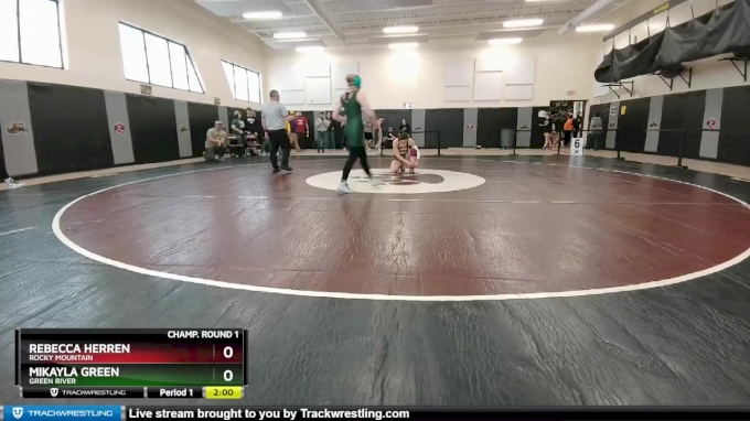 130 lbs Champ. Round 1 - Mikayla Green, Green River vs Rebecca Herren ...