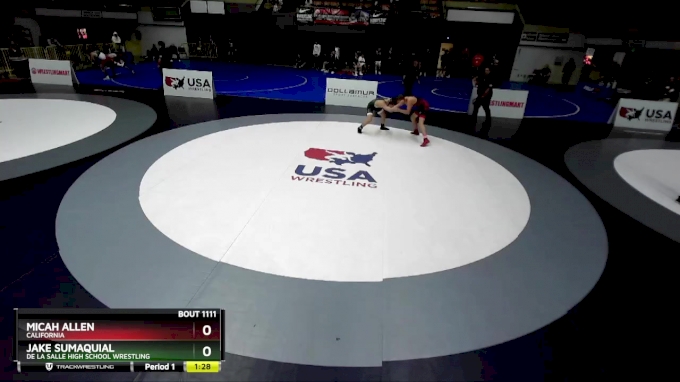 138 lbs Champ. Round 1 - Micah Allen, California vs Jake Sumaquial, De ...