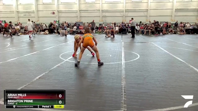 84 lbs Round 5 (6 Team) - Brighton Prine, Forge vs Ariah Mills, Team Shutt