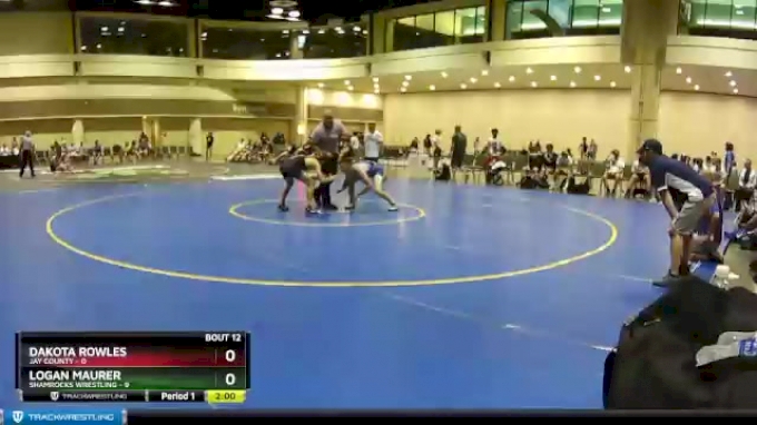 120 lbs Round 3 (10 Team) - Dakota Rowles, Jay County vs Logan Maurer ...