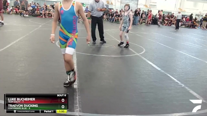 88 lbs Round 3 (6 Team) - Traevon Ducking, Contenders Blue vs Luke ...