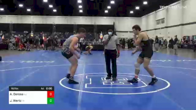 182 lbs Consolation - Anthony Derosa, NJ vs Jonathan Wertz, TX