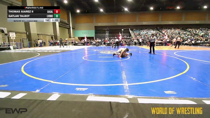 110 lbs Round Of 16 - Thomas Juarez II, Socal Grappling Club vs Gatlan ...