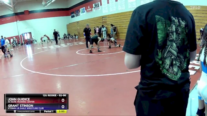 92-98 lbs Round 2 - John Guidice, KC Elite Training Center vs Grant ...