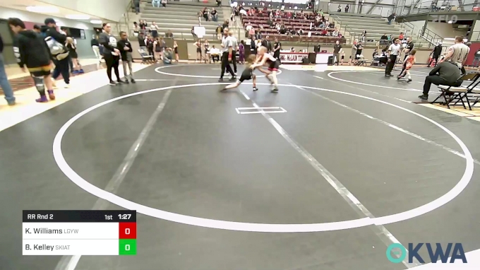 78 lbs Rr Rnd 2 - Kaydance Williams, Locust Grove Youth Wrestling vs ...
