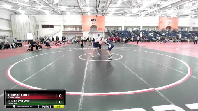 285 lbs Champ. Round 1 - Thomas Lunt, John Carroll vs Lukas Cylwik ...