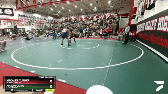 285 lbs Cons. Round 5 - Mason Oliva, Santa Monica vs MaCaleb Turner ...
